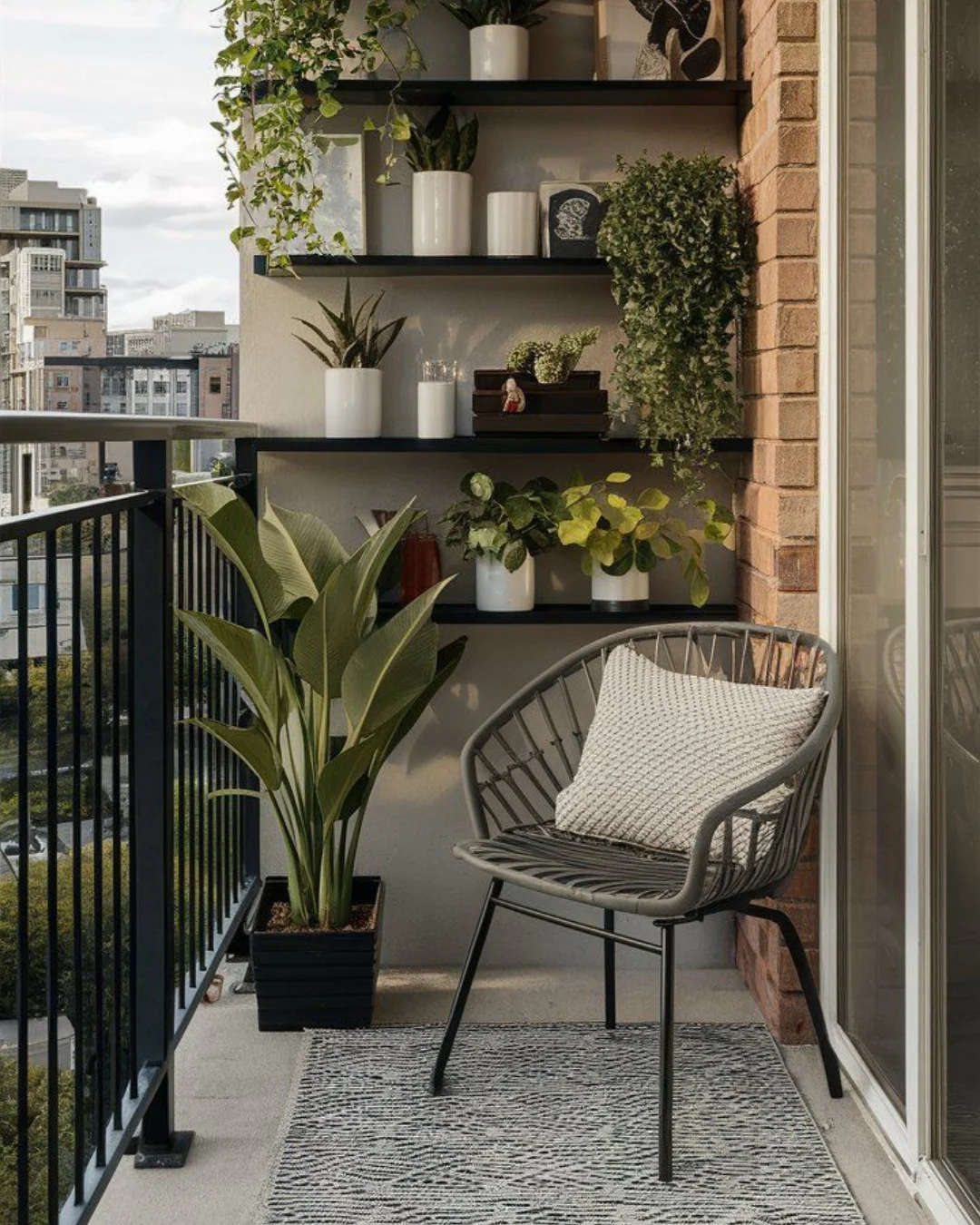 15 Desain Balkon Rumah Minimalis, Nyaman untuk Santai