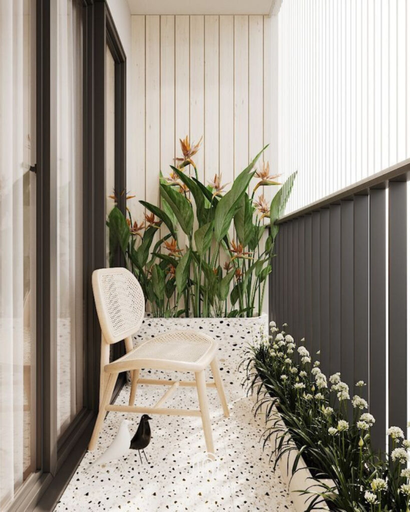 15 Desain Balkon Rumah Minimalis, Nyaman untuk Santai