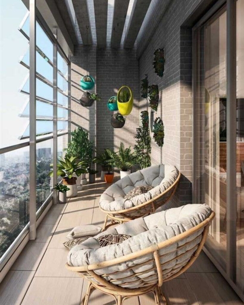 15 Desain Balkon Rumah Minimalis, Nyaman untuk Santai