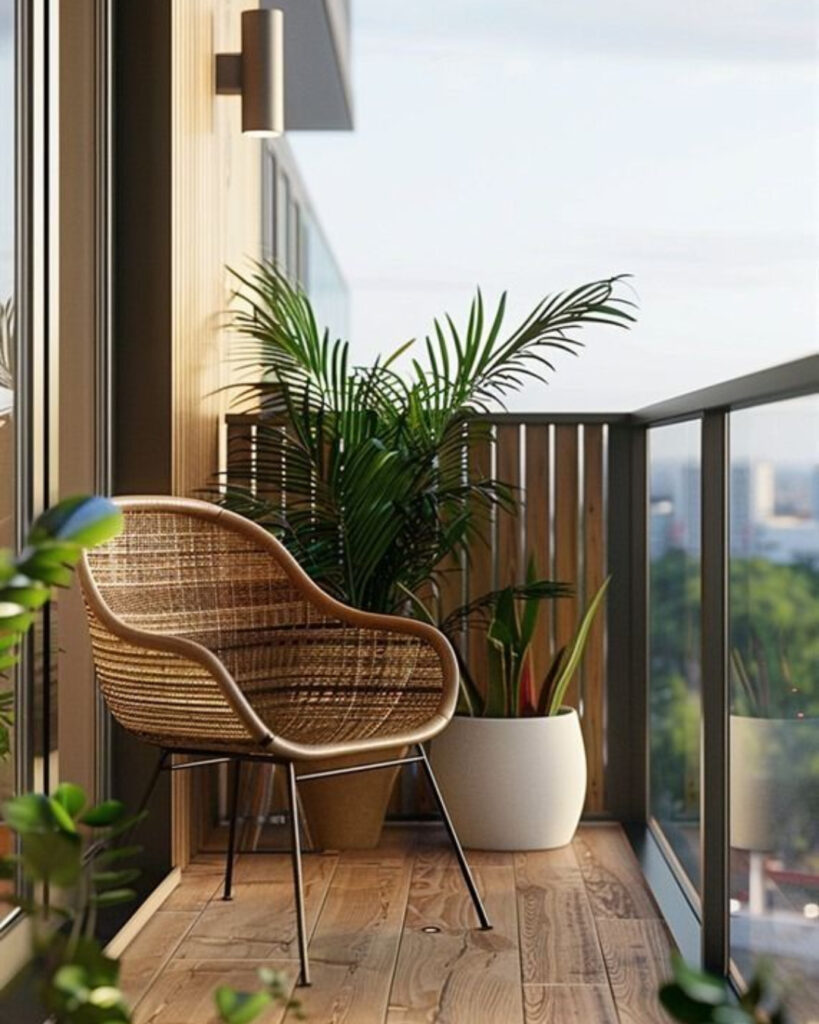 15 Desain Balkon Rumah Minimalis, Nyaman untuk Santai