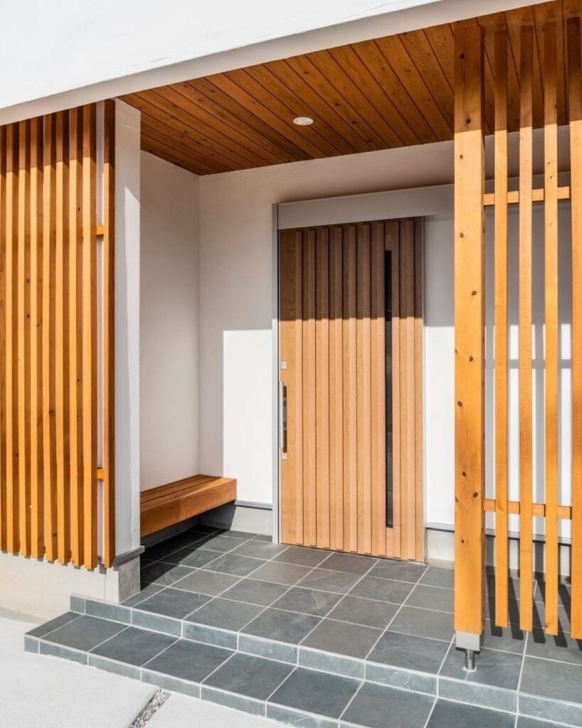 10 Ide Pagar Kayu Teras Rumah Minimalis Aesthetic