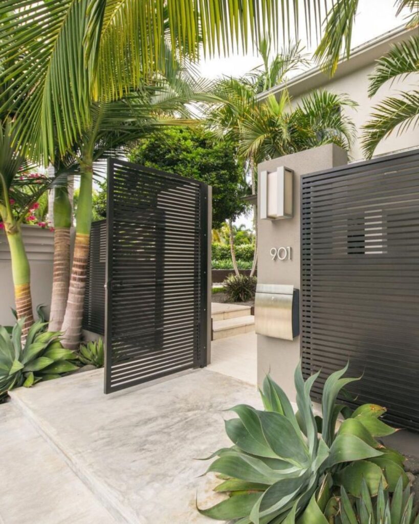 10 Ide Pagar Kayu Teras Rumah Minimalis Aesthetic