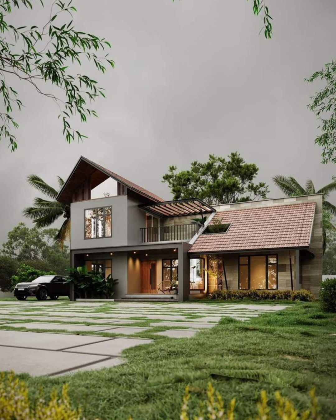 10 Inspirasi Rumah Melayu Modern Cantik Terbaik