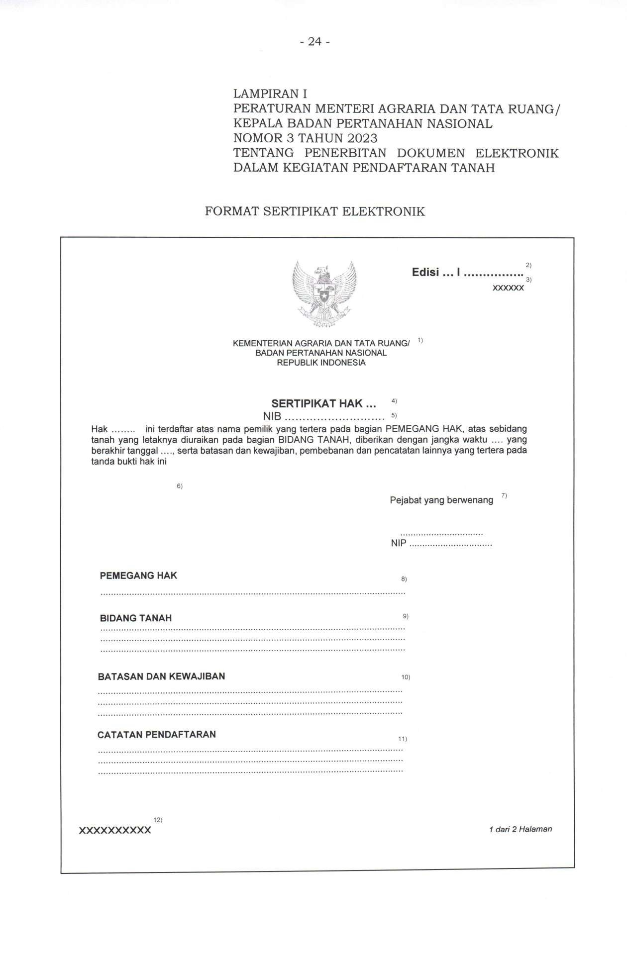 Cara Membuat Sertifikat Tanah Elektronik, Syarat, dan Contohnya