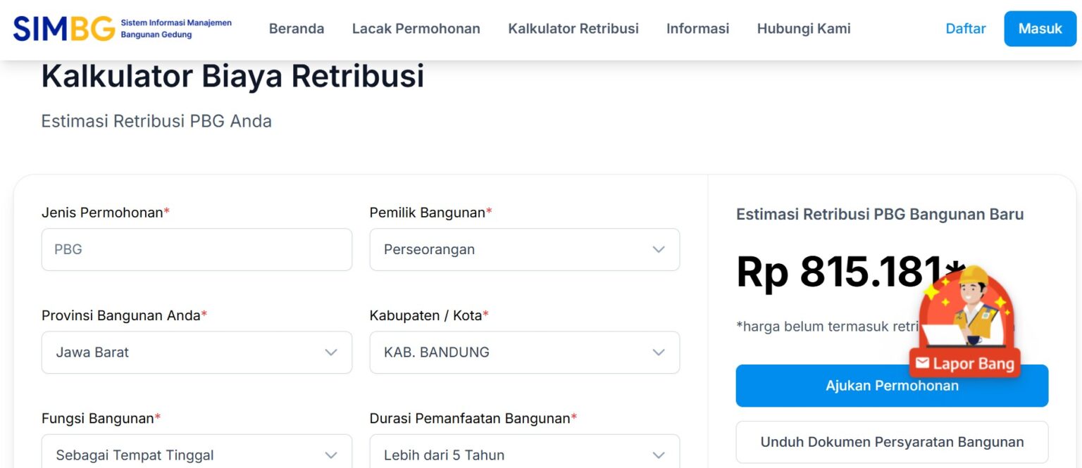 Rincian Biaya PBG dan Cara Menghitungnya dengan Mudah