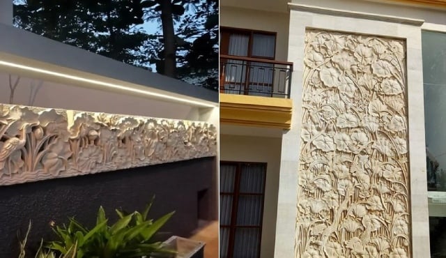 12 Inspirasi Relief Dinding Rumah Minimalis, Hunian jadi Artistik!