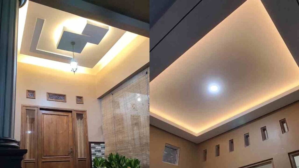 6 Model Plafon Gypsum Teras Depan yang Menarik dan Aesthetic