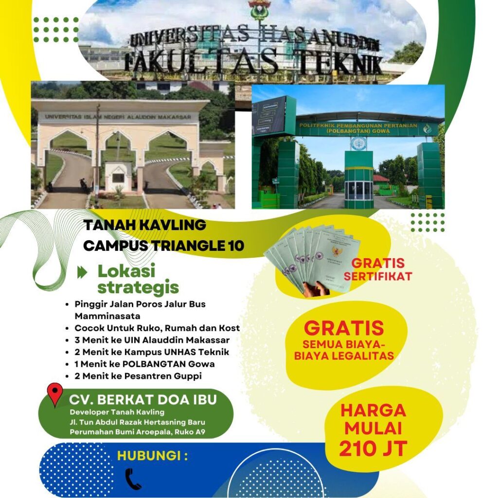 10 Contoh Brosur Tanah Kavling & Cara Membuatnya