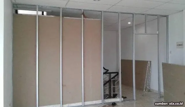 Cara dan Biaya Pemasangan Partisi Gypsum per M2