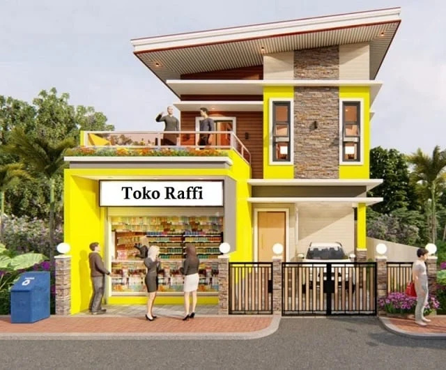 15 Desain Rumah Plus Warung Minimalis dan Sederhana
