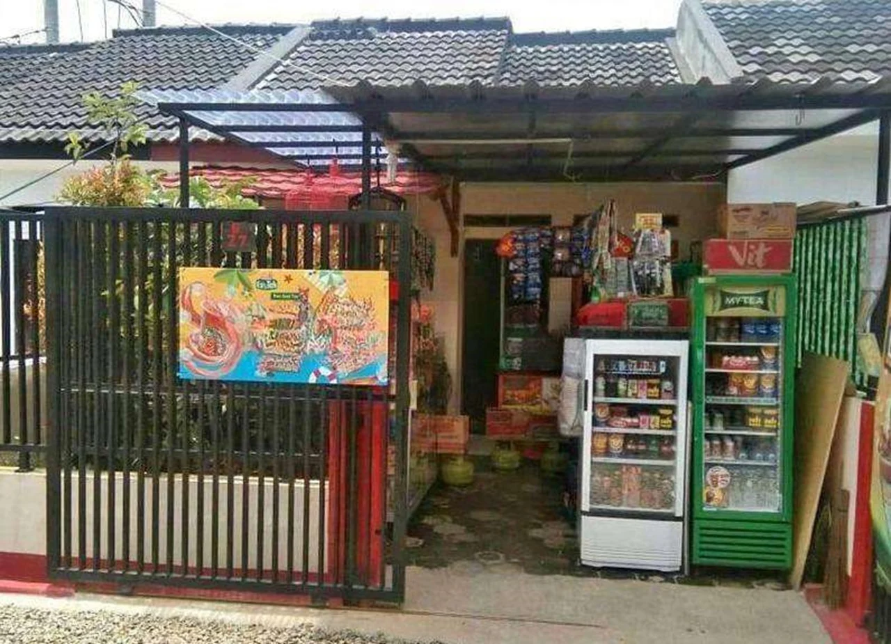 15 Desain Rumah Plus Warung Minimalis dan Sederhana