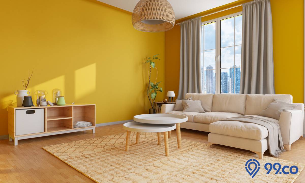 13 Kombinasi Cat Rumah Warna Kuning yang Menyegarkan