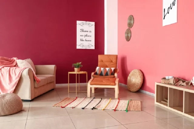 8 Kombinasi Cat Rumah Warna Merah Maroon yang Aesthetic
