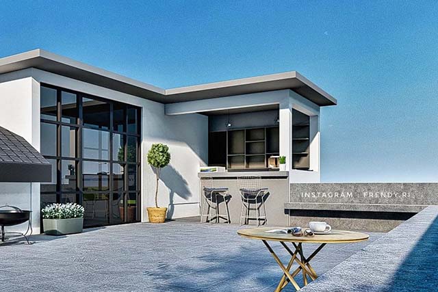 10 Ide Desain Rooftop Rumah Sederhana nan Minimalis