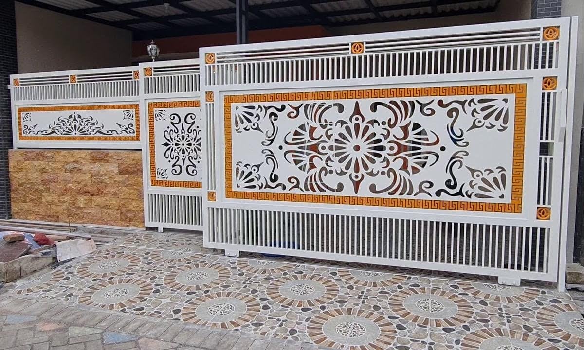 15 Inspirasi Motif Pagar Cutting Laser Minimalis dan Aesthetic