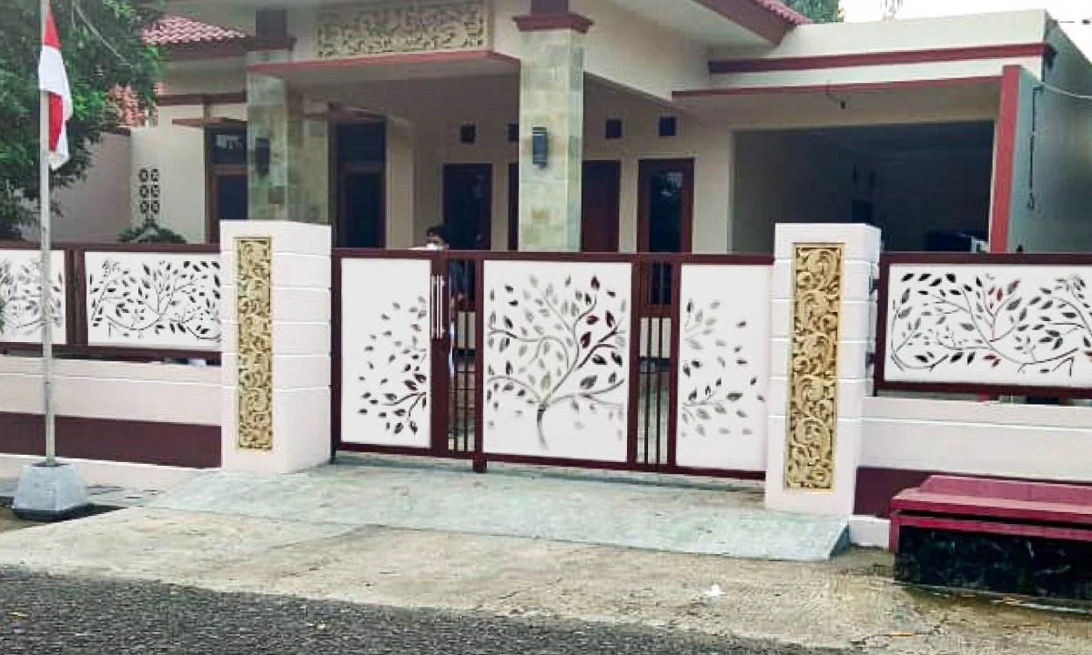 15 Inspirasi Motif Pagar Cutting Laser Minimalis dan Aesthetic