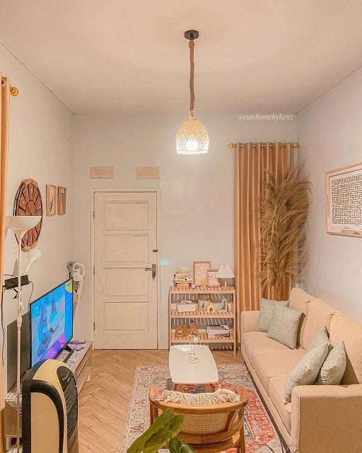 10 Desain Ruang Tamu Sempit Memanjang yang Mudah Ditiru