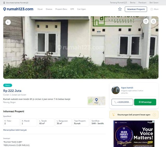 5 Contoh Iklan Jual Rumah Over Kredit yang Bagus Menarik Perhatian