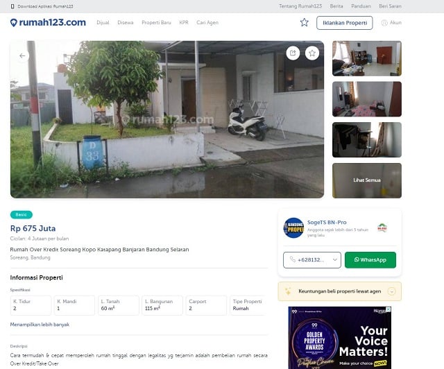 5 Contoh Iklan Jual Rumah Over Kredit yang Bagus Menarik Perhatian