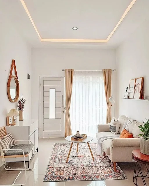 10 Inspirasi Desain Ruang Tamu 4x4 yang Minimalis dan Luas