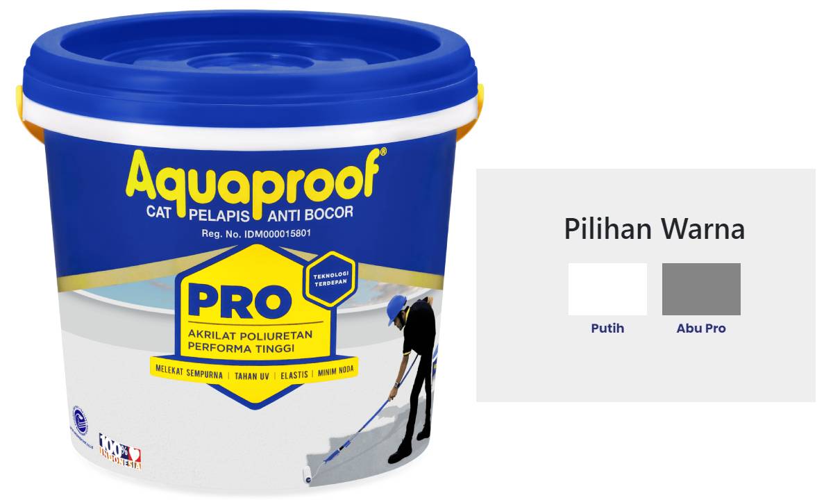 Warna Aquaproof dan Harganya 2023, Banyak Pilihan Menarik!