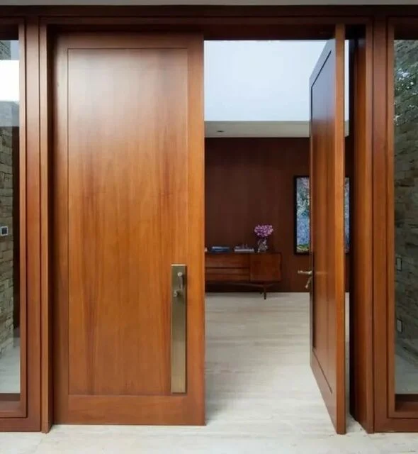 8 Inspirasi Desain Pintu Rumah 2 Pintu Mewah dan Besar. Tampil Elegan!