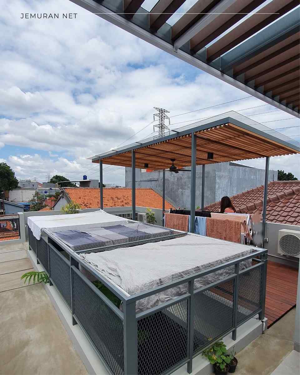 7 Inspirasi Desain Rooftop Jemuran yang Aesthetic