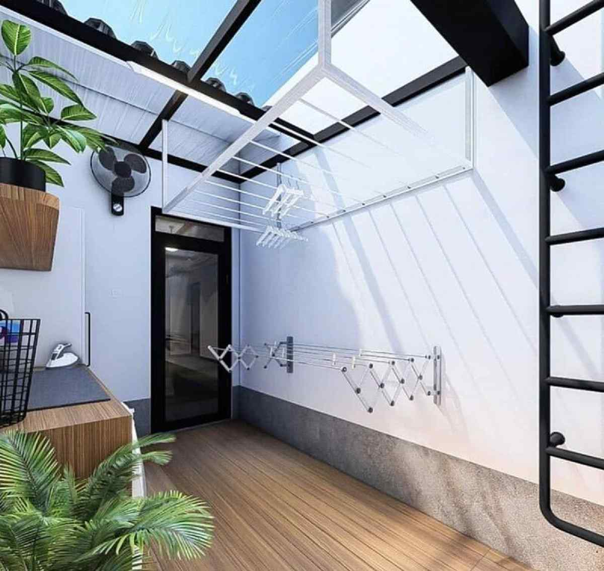 7 Inspirasi Desain Rooftop Jemuran yang Aesthetic