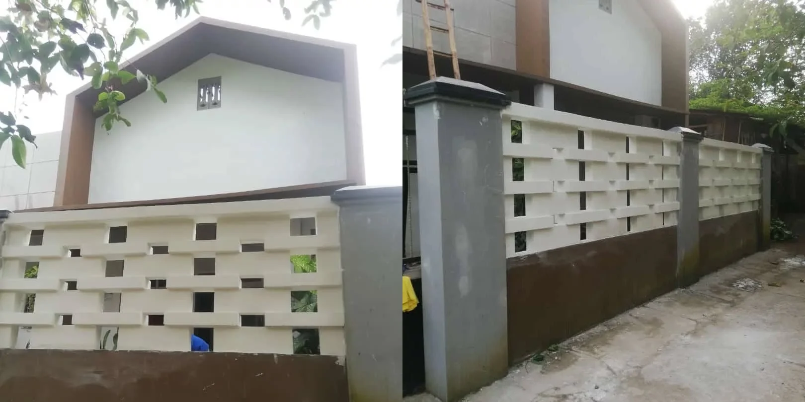 11 Desain Pagar Tembok Unik, Rumah Tampil Beda!