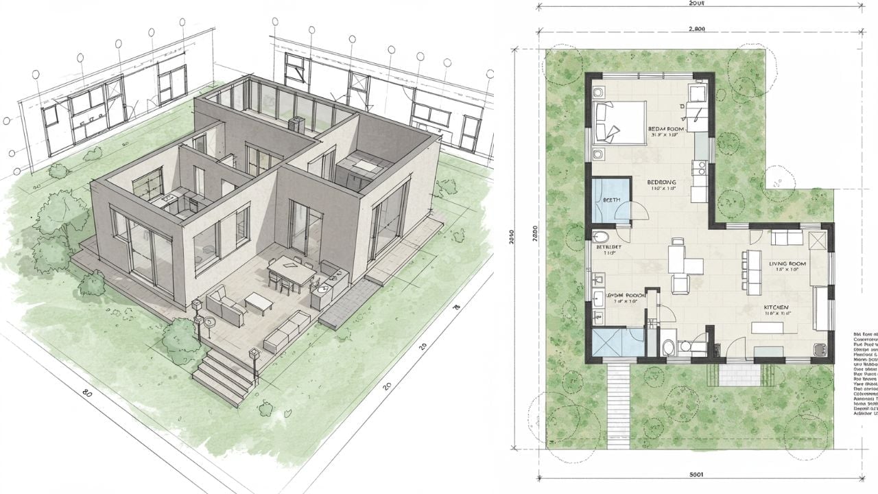 5 Ide Denah Rumah Leter L yang Nyaman