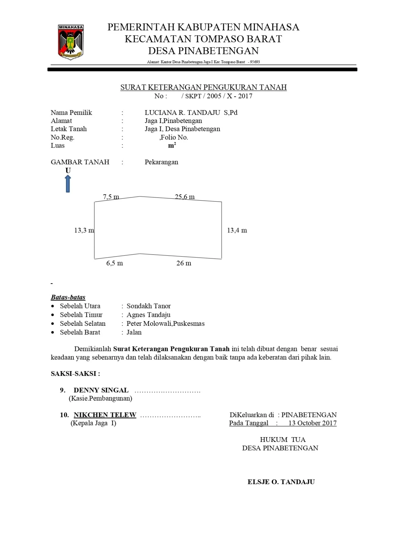 5 Contoh Surat Ukur Tanah dari Desa, Begini Isinya!