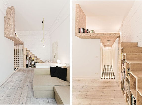 12 Desain Tangga Kayu Minimalis Terbaik & Estetik