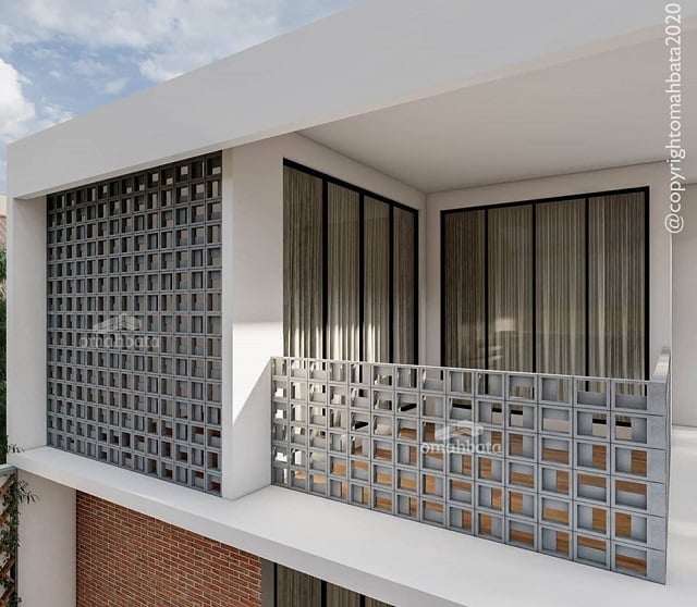 5 Inspirasi Desain Balkon Roster, Rumah Jadi Estetik!