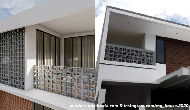 5 Inspirasi Desain Balkon Roster, Bikin Tampilan Fasad Jadi Lebih Unik ...