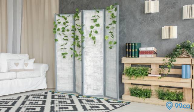 8 Sekat Ruangan Portable yang Aesthetic dan Bisa Dipindahkan