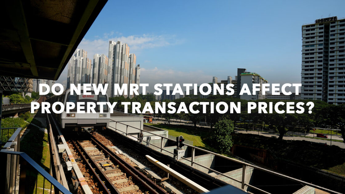 Do new MRT stations affect property transaction prices?