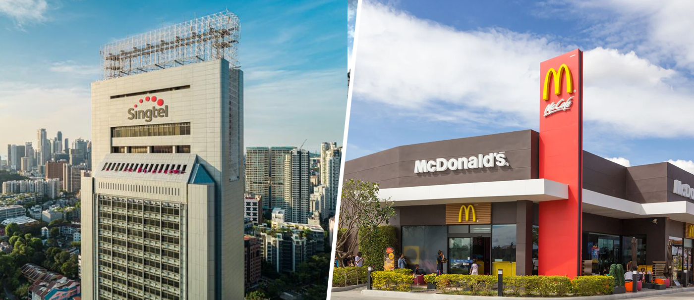 Is Singtel's Comcentre redevelopment similar to what McDonald's did in ...