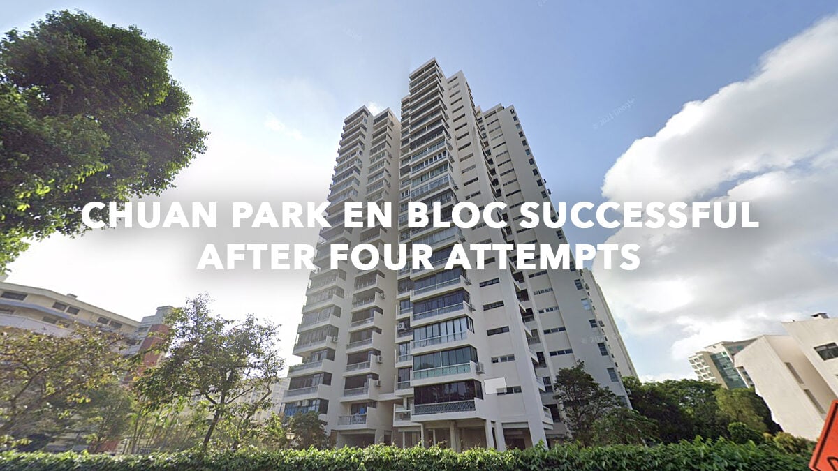 Chuan Park finally sold after four attempts at S$890M, 5.11% lower than reserve price - 99.co
