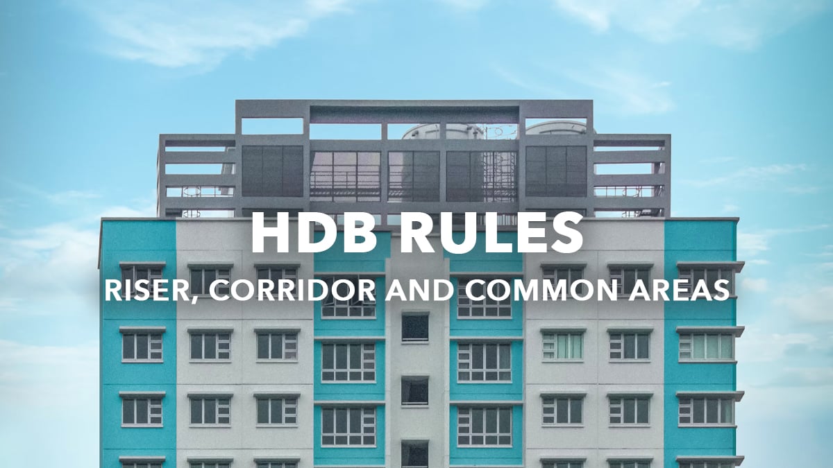 What’s allowed in your HDB riser, corridor and common areas? - 99.co