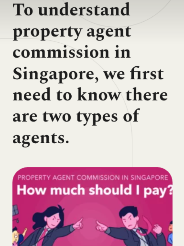 Property agent commission in Singapore: How much should I pay? - 99.co