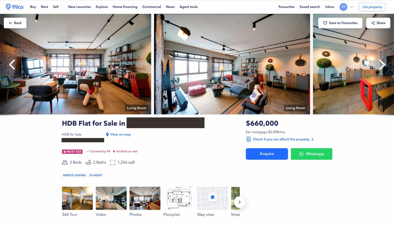 COV Singapore, What Is Cash Over Valuation (COV) of a resale HDB flat