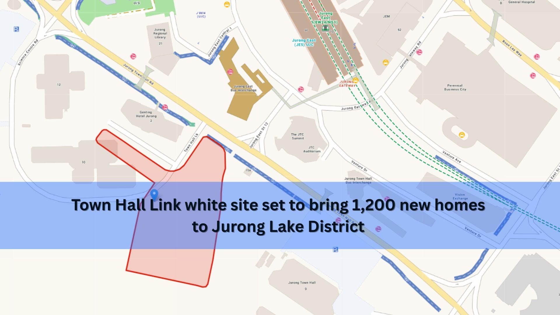 URA releases Town Hall Link GLS site in JLD - 99.co